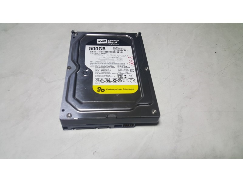 hard disk sataII wd 500gb ispravan win 10 na njemu