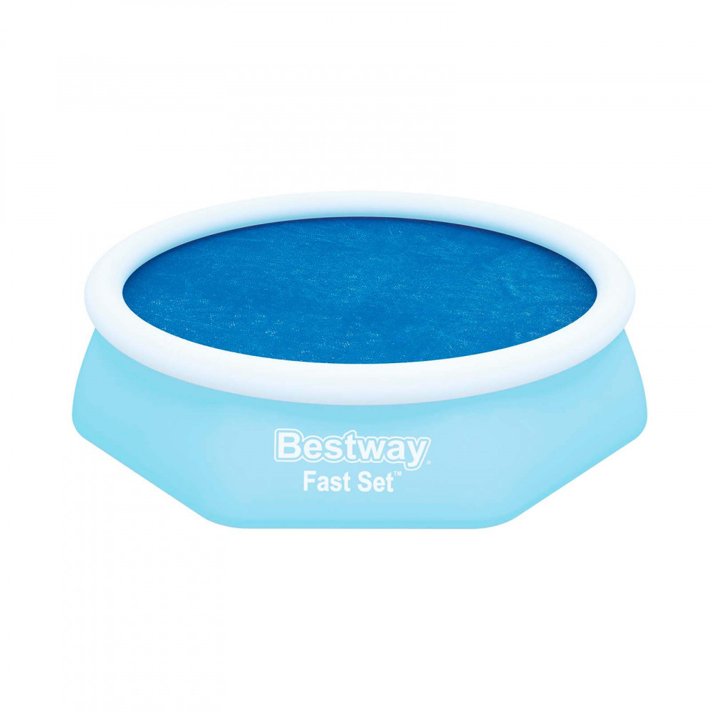 BESTWAY Solarni pokrivač za bazen Fast Set 244cm 58060