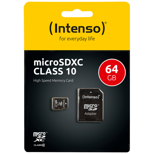 Intenso Micro SD Kartica 64GB Class 10 sa adapterom