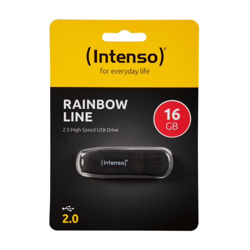 Intenso USB Flash drive 16GB Hi-Speed USB 2.0, Rainbow Line, CRNI