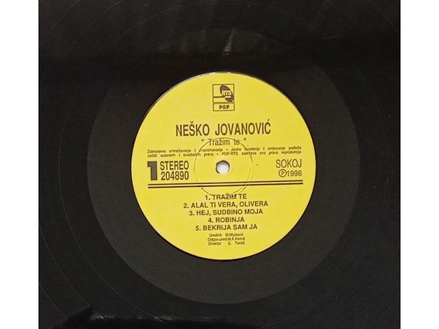 NESKO  JOVANOVIC  -  TRAZIM  TE