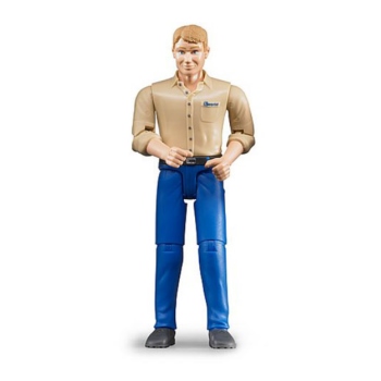 Bruder figura čovek, plave farmerke 600068