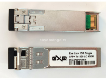 Exe Link Transceiver (optički modul), 10G Single (BiDi) SM SFP+ Tx1330nm LC 40km