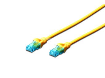 DK-1512-030/Y patchcord kabl 5e U/UTP CCA 3m žuti