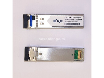 Exe Link Transceiver (optički modul), 1.25G BIDI SFP Tx1310nm/Rx1550m LC 20km SM