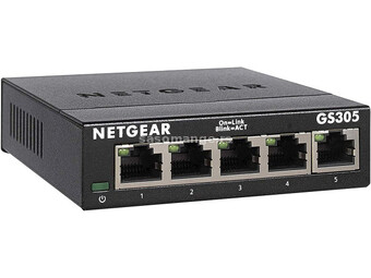 Netgear GS305 neupravljivi switch 5x GE