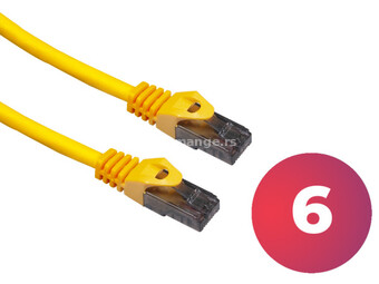 Patchcord kabl UTP cat.6 2m (žuti)