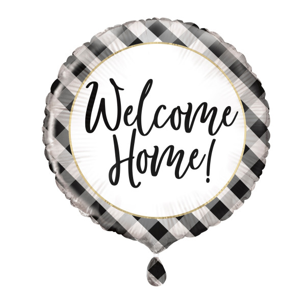 53883U
18″ Foil Welcome Home Silver