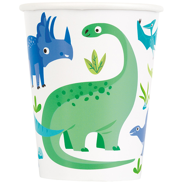 82215U
8 Cups Blue Green Dinosaur