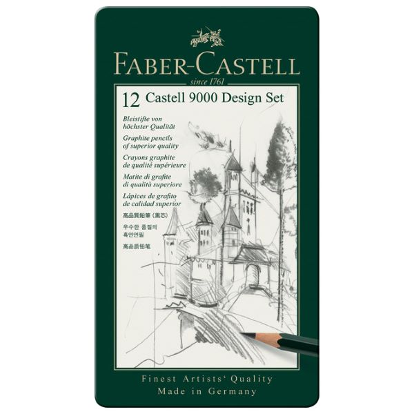 Faber-Castell FC GRAFITNE OLOVKE 9000 SET 1/12 119064