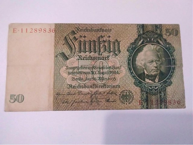 Papirni novac reichsmark 1933