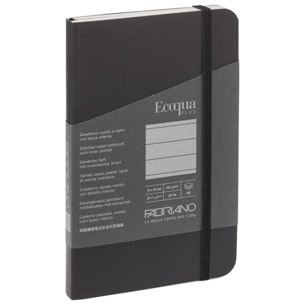 Fabriano Pocket Notebook Ecoqua Plus 9×14/80L 90g 19614008