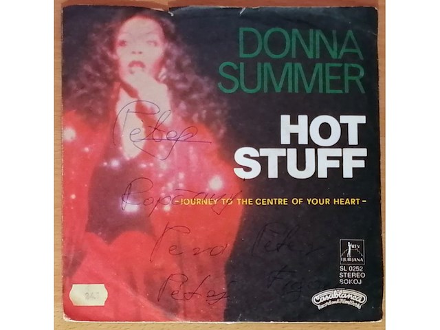 SP DONNA SUMMER - Hot Stuff (1980) G+