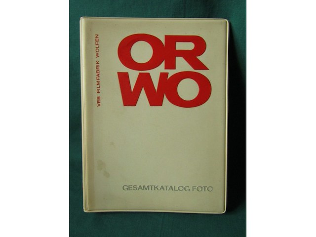 ORWO Nemački Foto Katalog, Registar