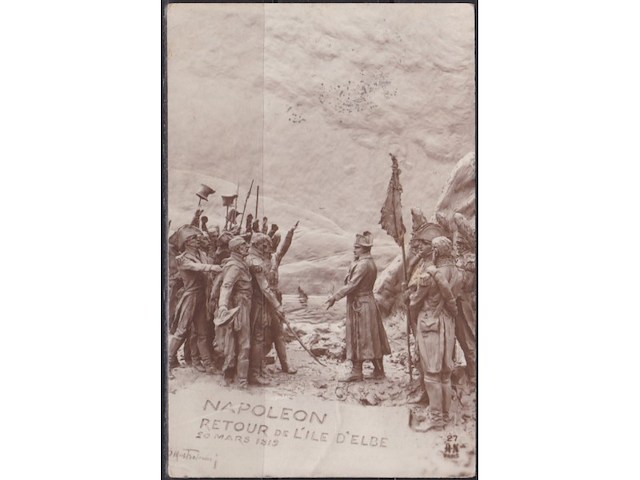 Kraljevina YU 1934 Napoleon na Elbi razglednica