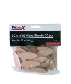 Womax tipla drvena "keks" BCW br.10 50kom ( 0104055 )