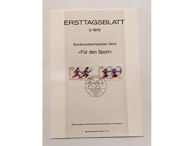 ETB Nemačka  - Sport - Streljaštvo - 1979.g