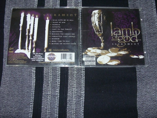 Lamb Of God – Sacrament CD Epic USA 2006.