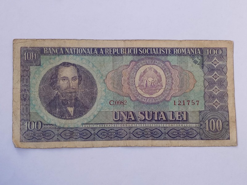 100 Lei 1966. - Rumunija -