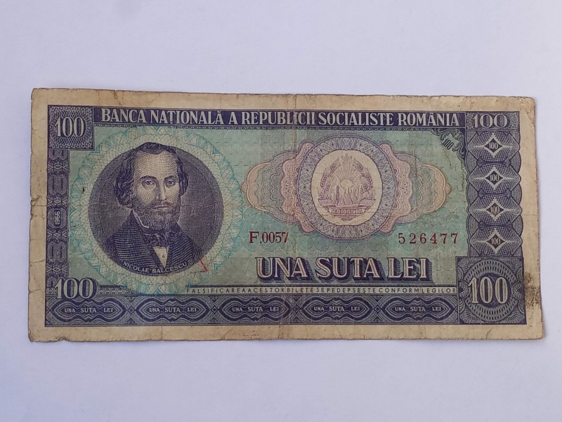 100 Lei 1966. - Rumunija -