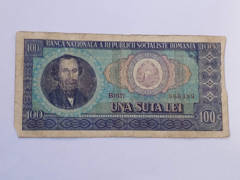 100 Lei 1966. - Rumunija -