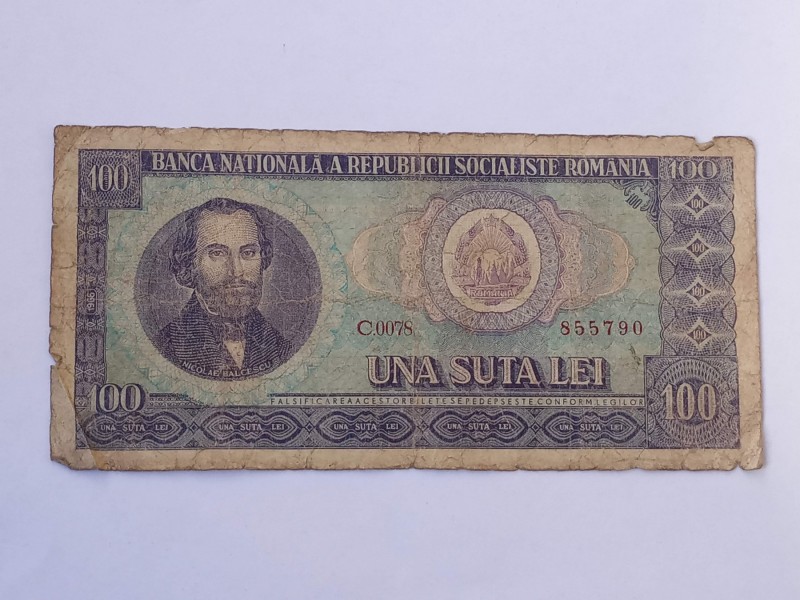 100 Lei 1966. - Rumunija -