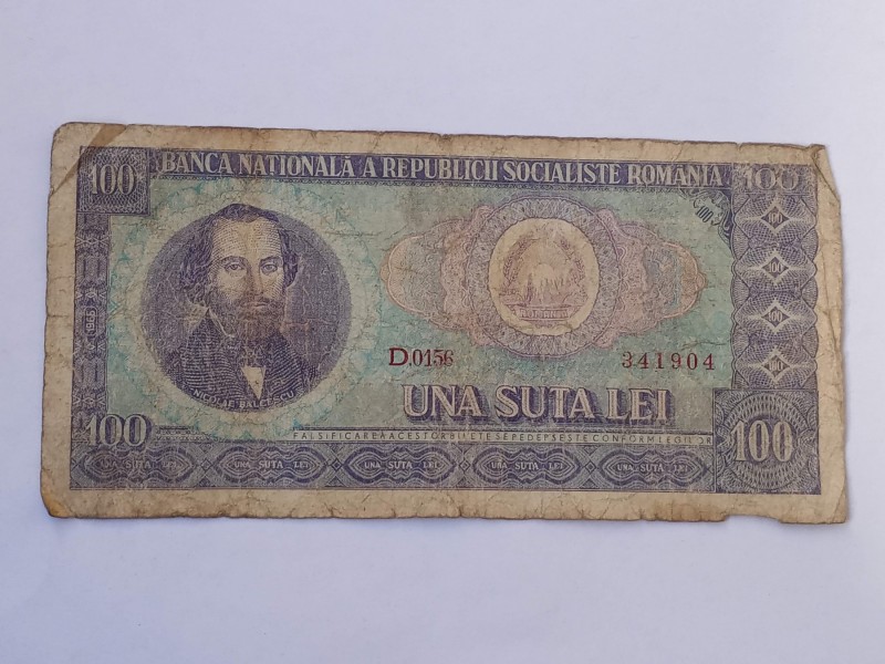 100 Lei 1966. - Rumunija -