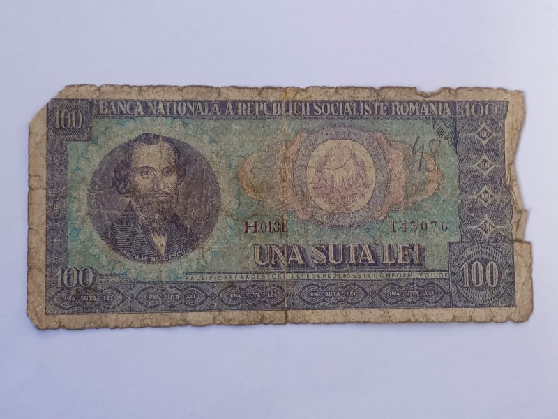 100 Lei 1966. - Rumunija -