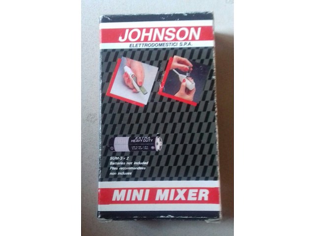 Vintidž MINI MIXER Johnson Elettrodomestici S.P.A.