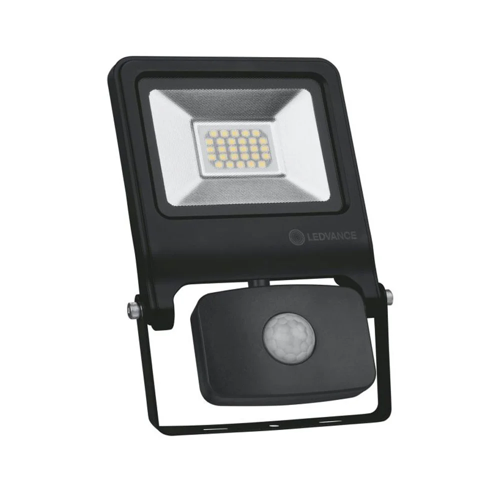 FLOODLIGHT VALUE Sensor 20W 4000K BK