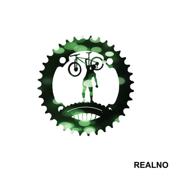 GEAR WHEEL - BICKILOVI - BIKE - NALEPNICA