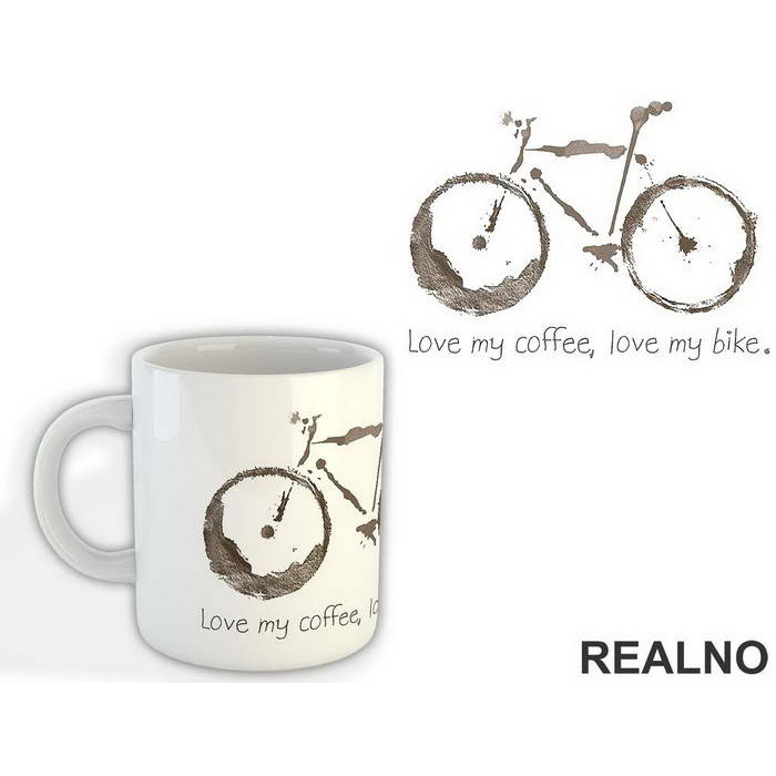 LOVE MY COFFEE - BICKILOVI - BIKE - ŠOLJA