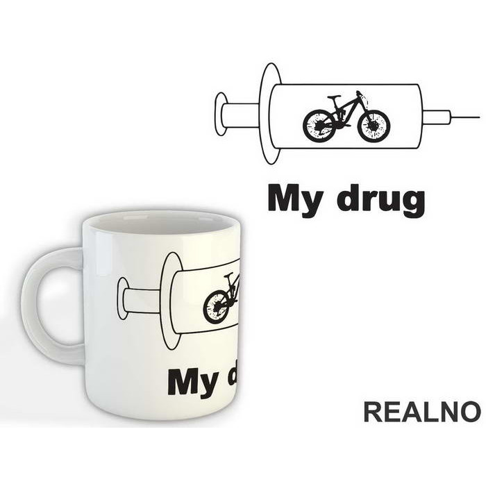 MY DRUG - BICKILOVI - BIKE - ŠOLJA