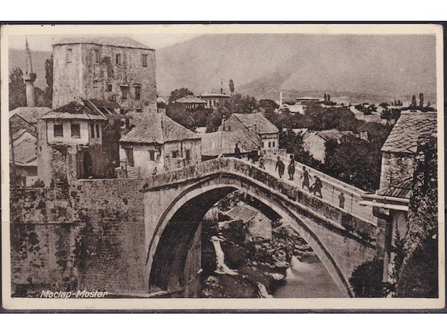 Kraljevina YU 1940 Mostar razglednica putovala