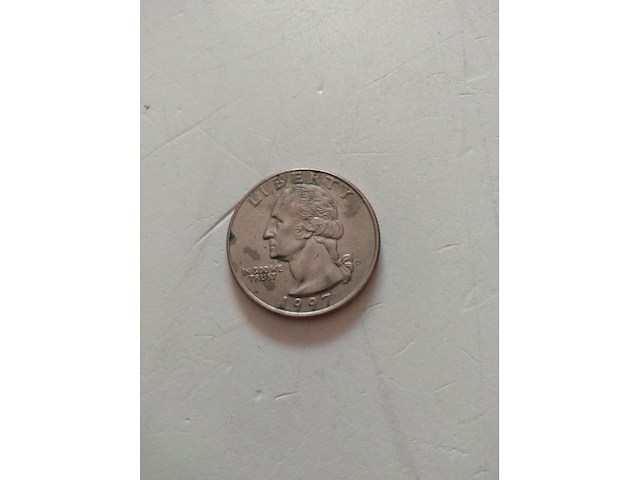 Quarter dollar  D,   USA ,1997.