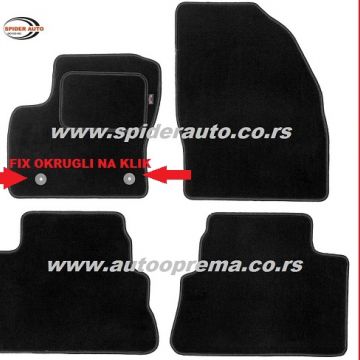 Tepih patosnice Ford Kuga 2010-2012 FIX OKRUGLI NA KLIK