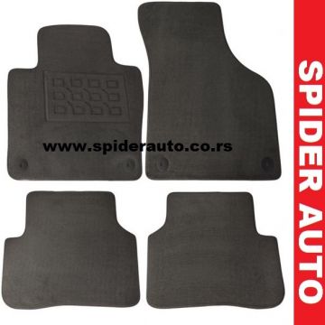 Tepih patosnice VW Passat B6 2005-2010 fix okrugli SIVA boja