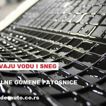 Gumene patosnice Porsche Cayenne 2002-2010