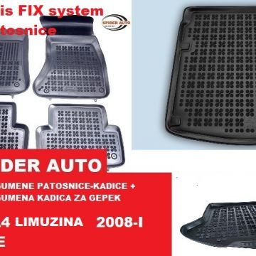 Audi A4 2008-2015 limuzina Komplet patosnica+kadica za gepek