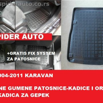 Audi A6 2004-2011 karavan Komplet patosnica+kadica za gepek