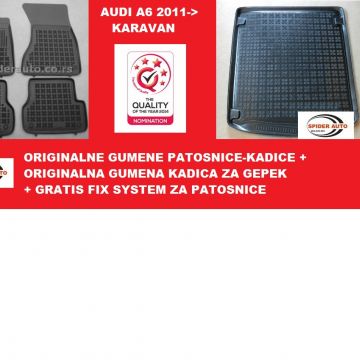 Audi A6 2011-2018 karavan Komplet patosnica+kadica za gepek