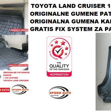 Toyota Land Cruiser 120 2003-2010 Komplet patosnica+kadica za gepek