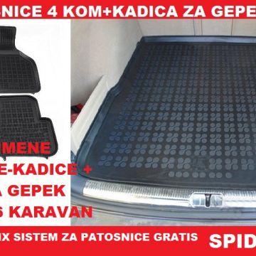 VW Passat B6 karavan Komplet patosnica+kadica za gepek