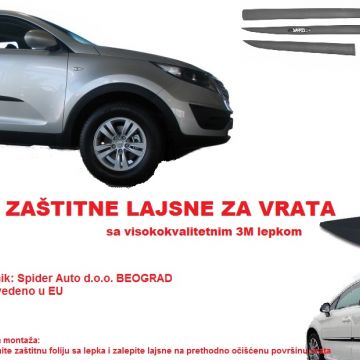 Zaštitne lajsne za vrata Toyota Yaris 5vrata od 2011-2013