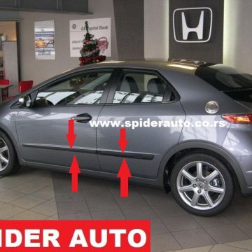 Zaštitne lajsne za vrata Honda Civic 5vrata 2006-2012 hečbek