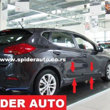 Zaštitne lajsne za vrata KIA Cee’d od 2012-2018 5vrata hečbek