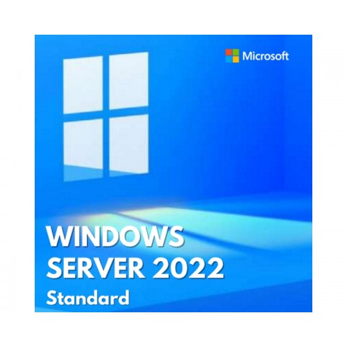 MICROSOFT Windows Server 2022 Standard 64bit English DVD 16 Core (P73-08328)