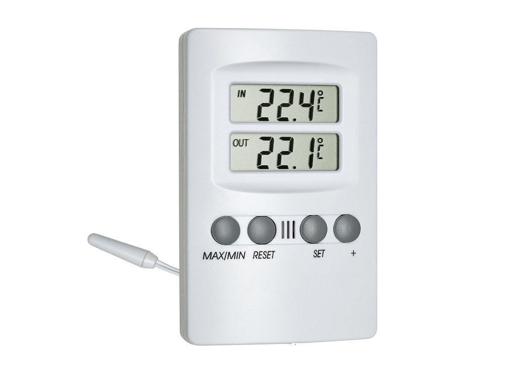 Digitalni termometar za dve temperature sa alarmom