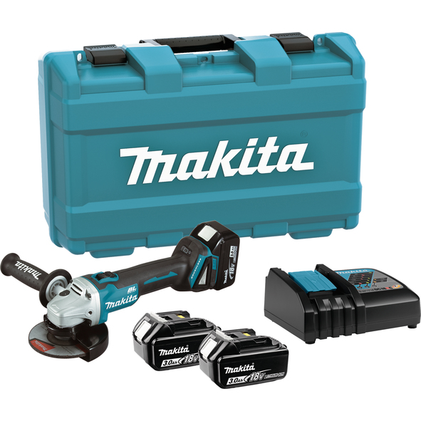 Makita akumulatorska ugaona brusilica DGA504RFE3