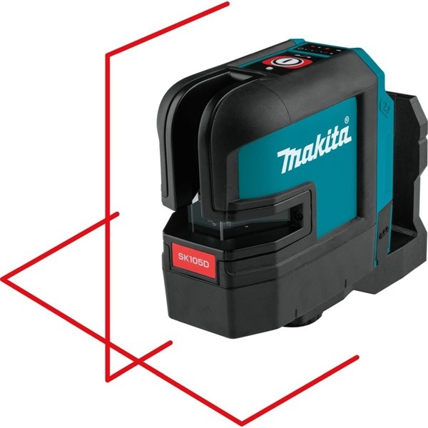 Makita laser sa ukrštenim linijama – crvene SK105DZ + kabl + adapter